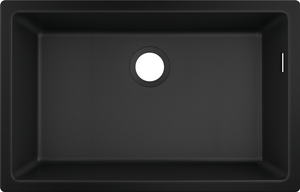 Hansgrohe S51 S510-U660 Zlewozmywak podblatowy 660 Grafitowa Czerń ...