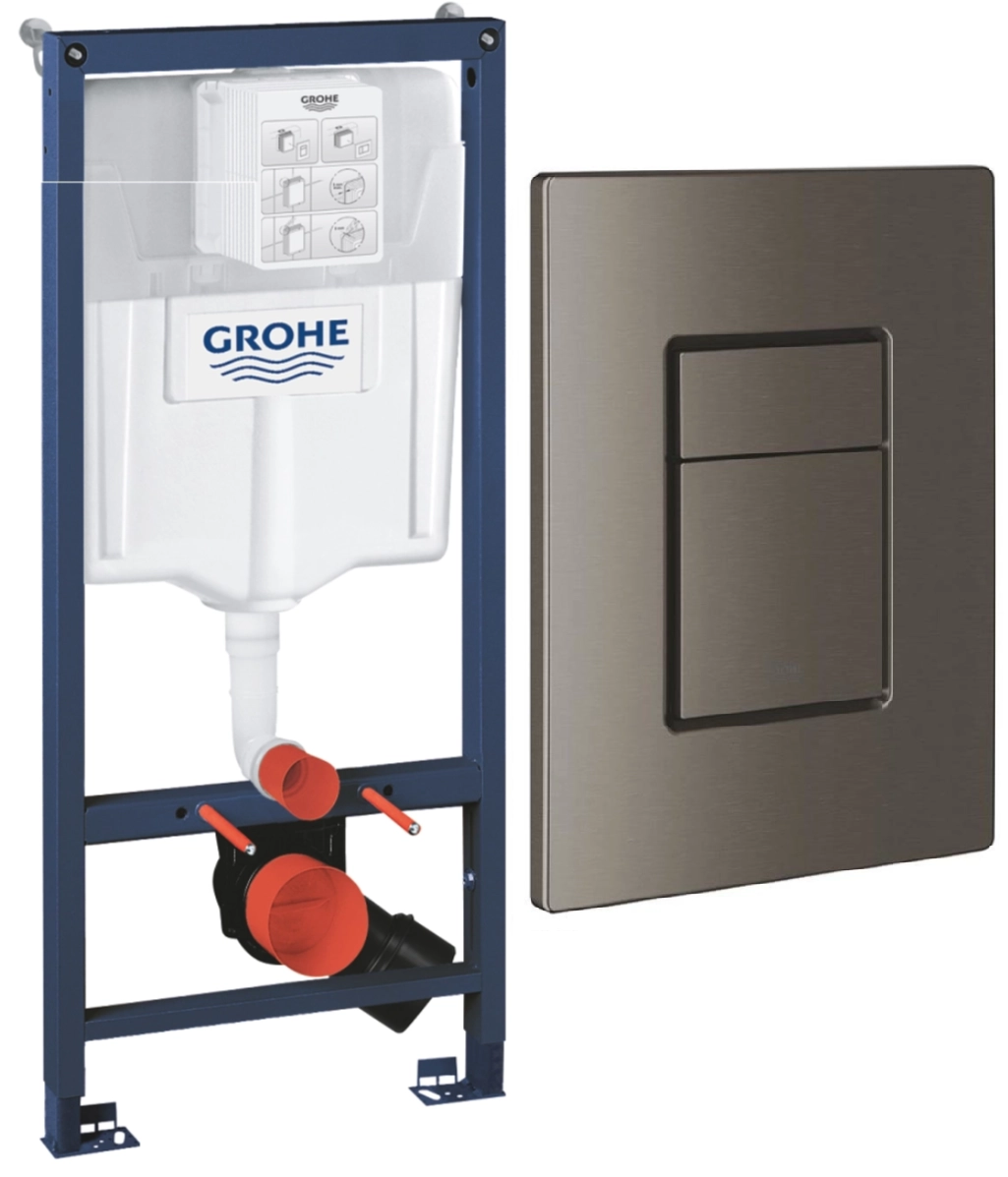 Zestaw Grohe stelaż podtynkowy RAPID SL do WC wiszącej z puszką ...