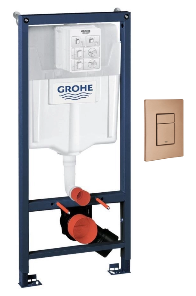 Zestaw Grohe stelaż podtynkowy RAPID SL do WC wiszącej z puszką ...