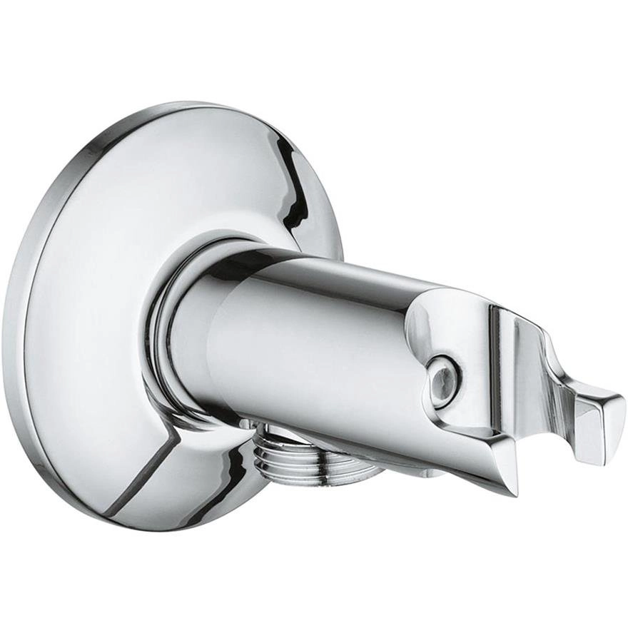 Grohe - uchwyt prysznicowy z przyłączem kątowym chrom 26333000 | Banyo.pl