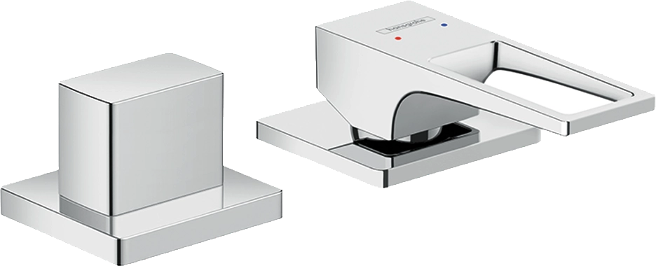 Hansgrohe Metropol 2-otworowa bateria na brzeg wanny, uchwyty loop ...