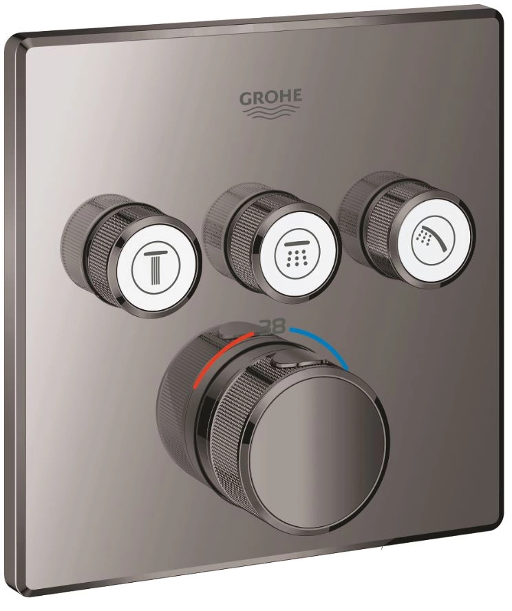 Grohe Grohtherm SmartControl - bateria podtynkowa termostatyczna do 3 ...