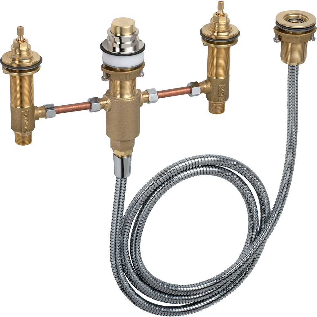 Hansgrohe Zestaw podstawowy do 4-otworowej baterii montowanej na brzegu ...