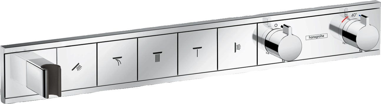 Hansgrohe RainSelect Bateria termostatyczna do 5 odbiorników, montaż ...