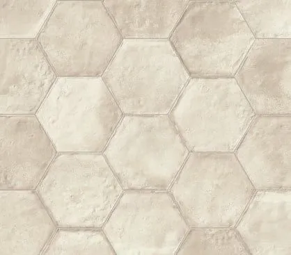 Emil Ceramica Forme Esagona Avorio Nat 21 x 18,2 cm płytka ceramiczna ...