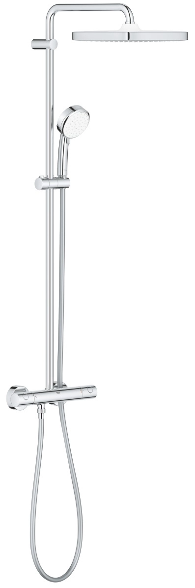 Grohe Tempesta Cosmopolitan System 250 Cube - zestaw prysznicowy z termostatem do montażu ...